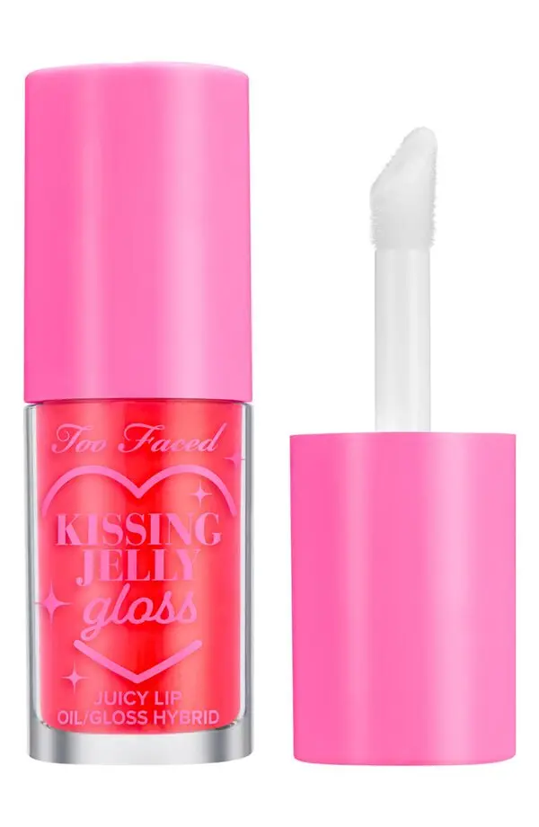 TOO FACED Kissing Jelly Lip Oil Gloss - Sour Watermelon