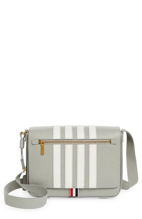 Thom Browne Reporter Messenger Bag - Light Grey