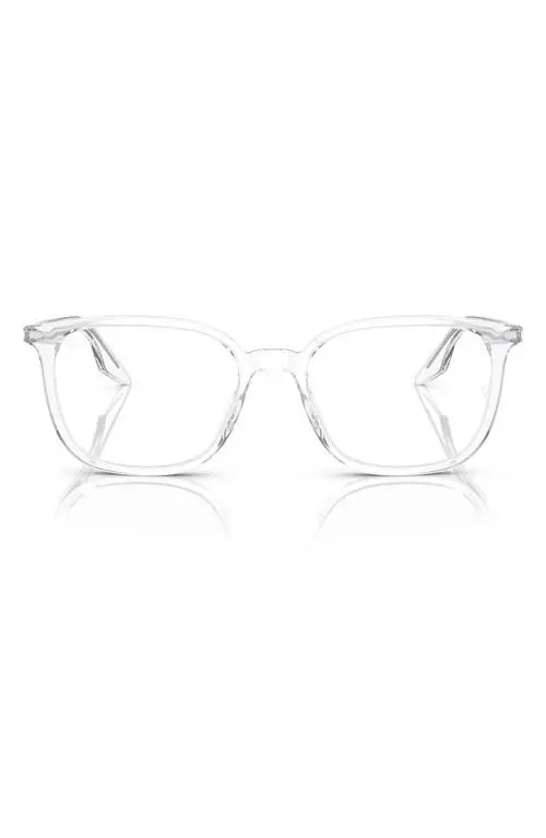 Ray-ban 54mm Square Eyeglasses - Transparent