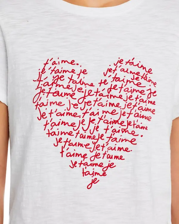 Cinq À Sept Je T'aime Graphic Tee