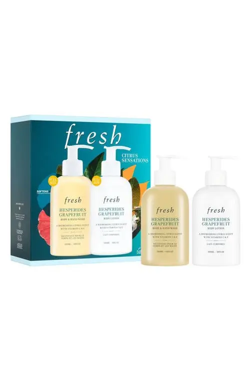 Fresh Citrus Sensations Hesperides Grapefruit Body Duo $56 Value - No Color