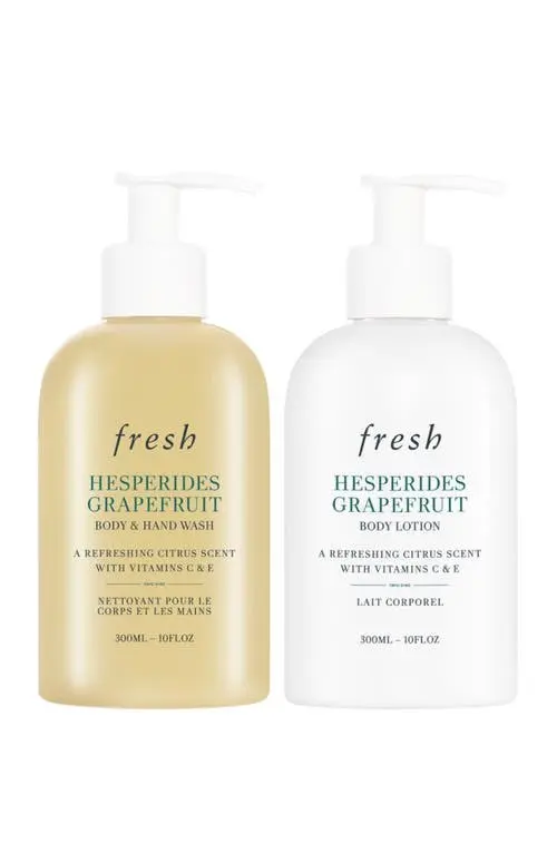 Fresh Citrus Sensations Hesperides Grapefruit Body Duo $56 Value