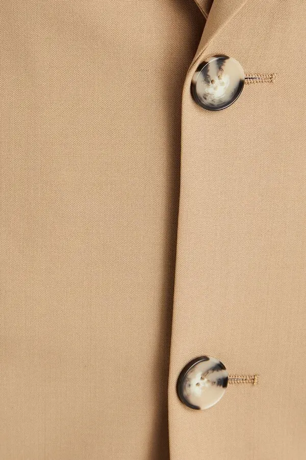 Sandro Woolblend Blazer - Sand