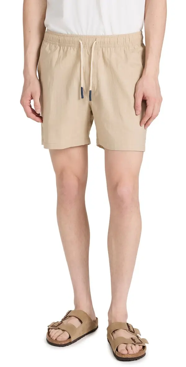Oas Linen Blend Shorts