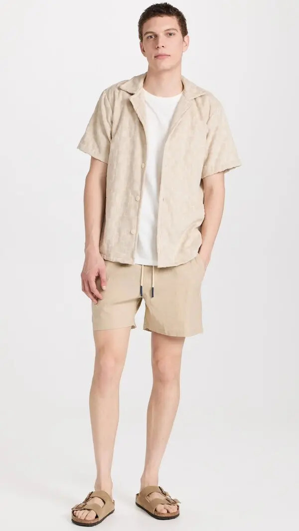 Oas Linen Blend Shorts