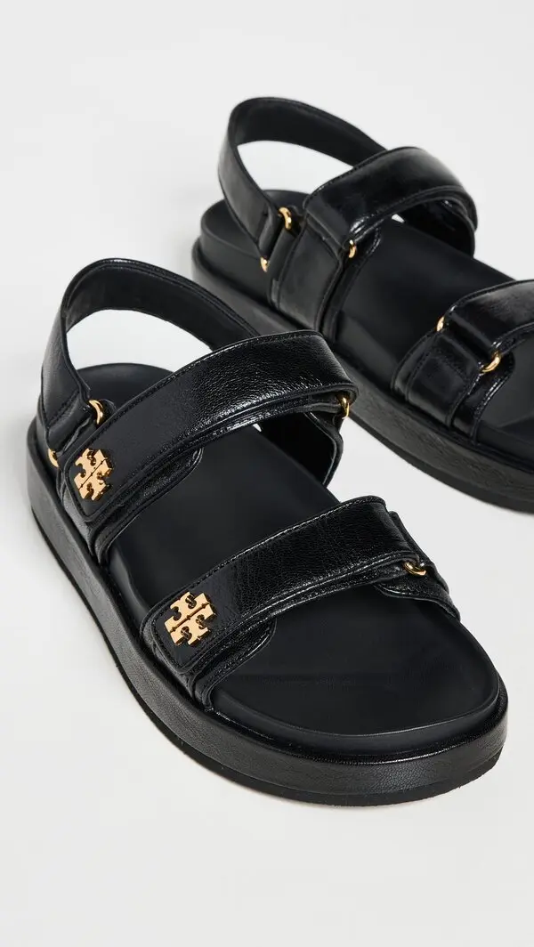 Tory Burch Kira Two-band Sport Sandals - Perfect Black