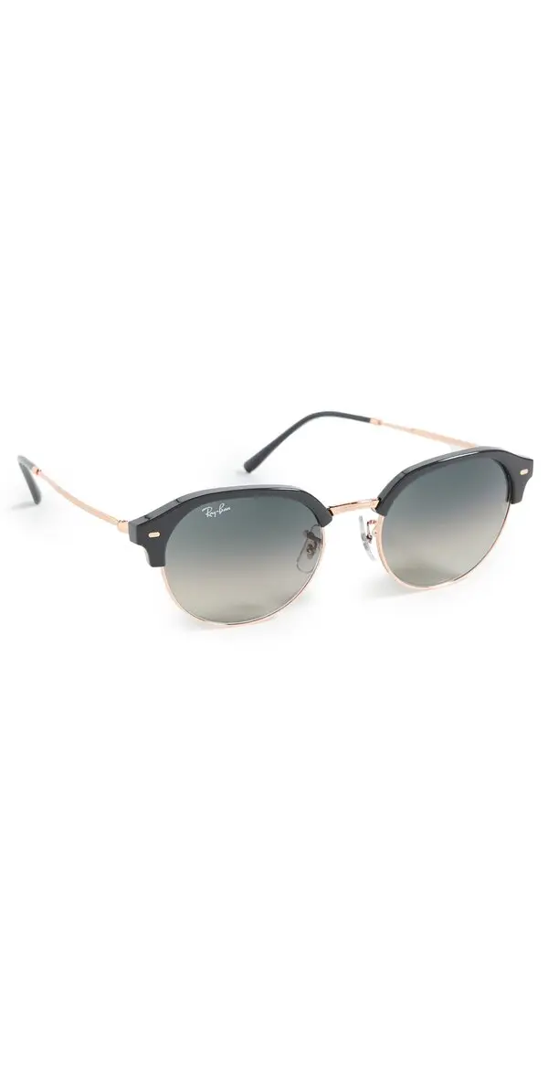 Ray-ban Round Frame Sunglasses - Dark Grey/grey