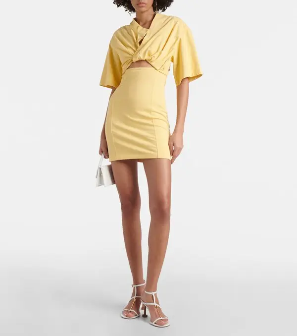 Jacquemus La Robe T-shirt Bahia Minidress - Beige