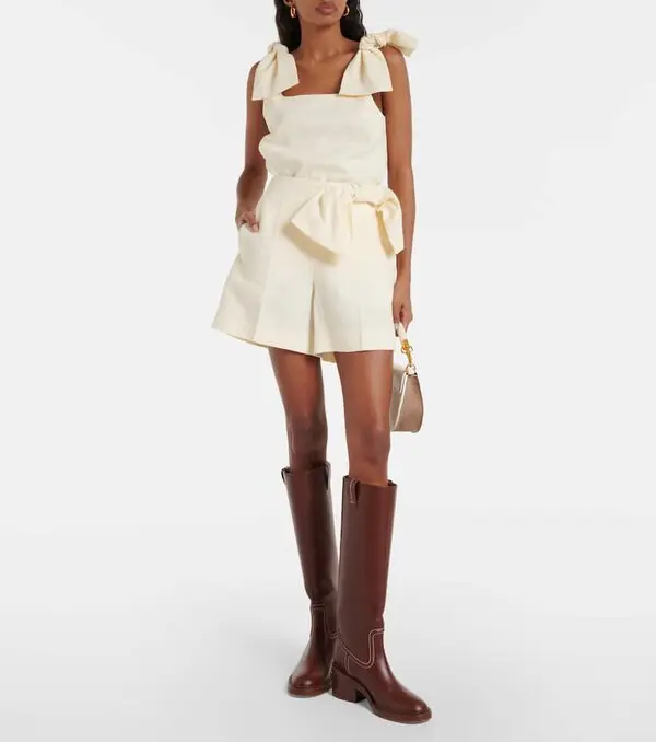 Chloé Linen Shorts - White
