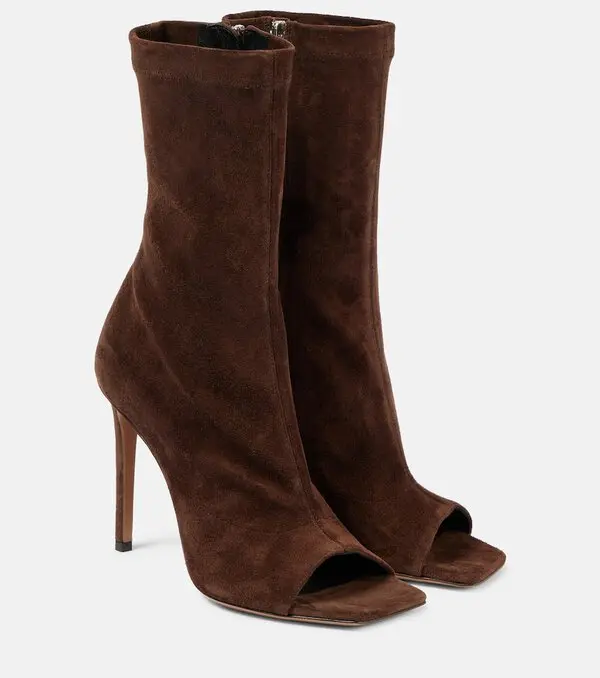 Paris Texas Amanda Ankle Boots - Brown