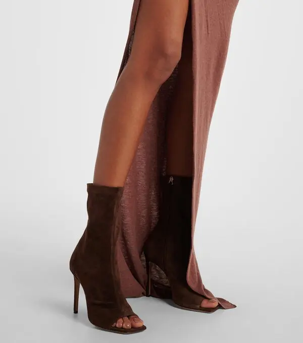 Paris Texas Amanda Suede Ankle Boots