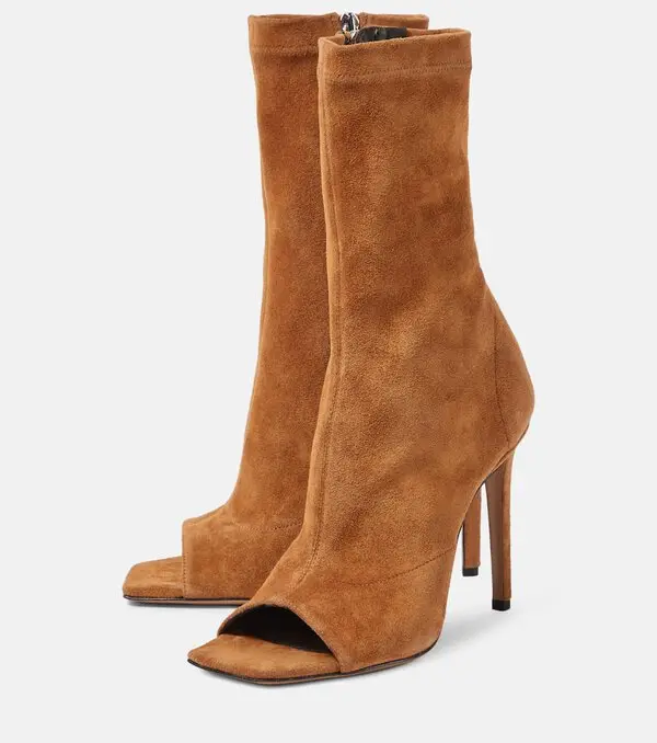 Paris Texas Amanda Ankle Boots - Brown