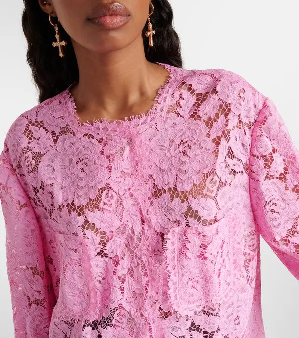 Dolce & Gabbana Lace Midi Dress