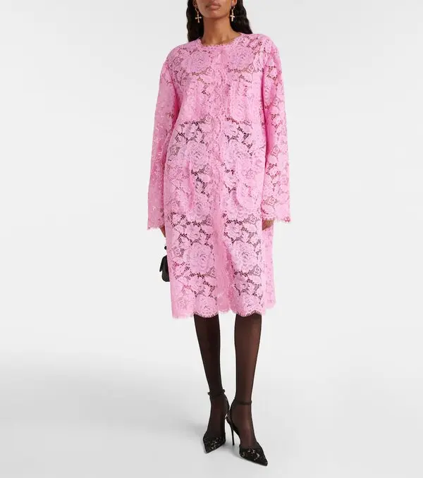 Dolce & Gabbana Lace Midi Dress