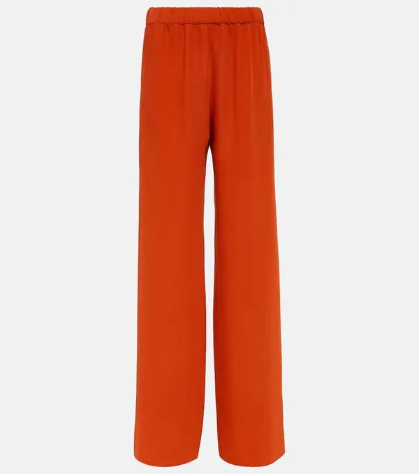 Valentino Garavani Cady Couture Wide-leg Pants