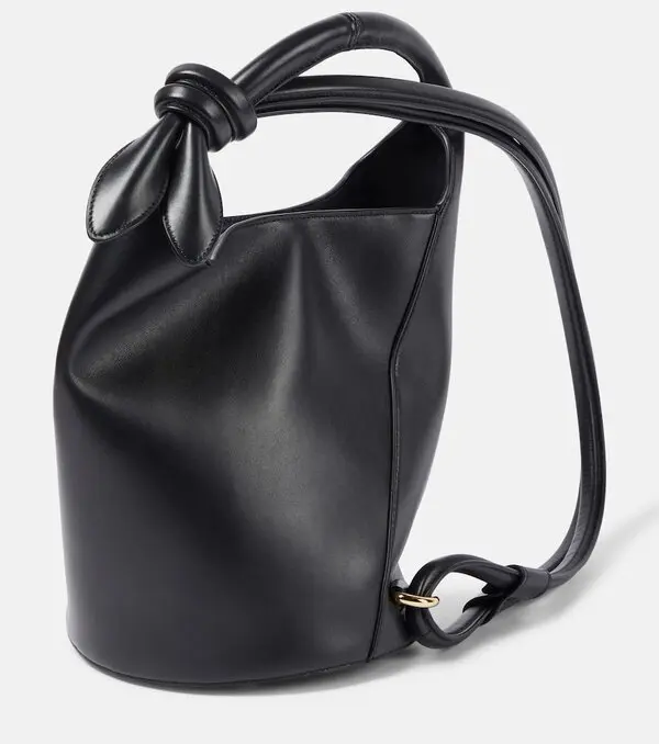 Jacquemus Le Petit Tourni Leather Bucket Bag