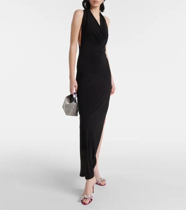 Alexandre Vauthier Shooting Embellished Mules