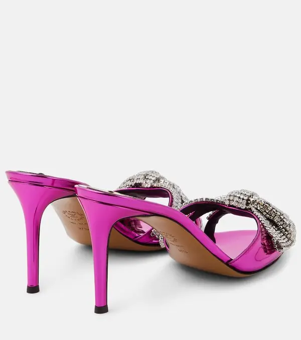 Alexandre Vauthier Shooting Embellished Mules