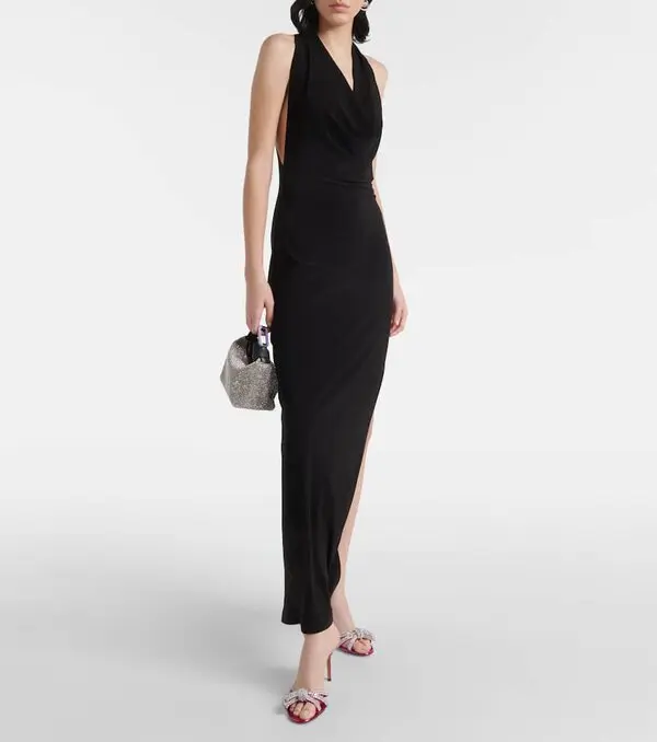 Alexandre Vauthier Shooting Embellished Mules