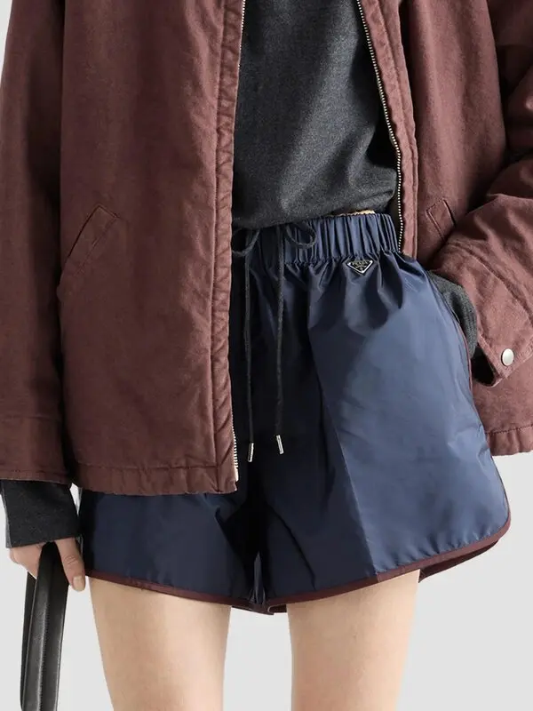 Prada Re-nylon Shorts - Blue