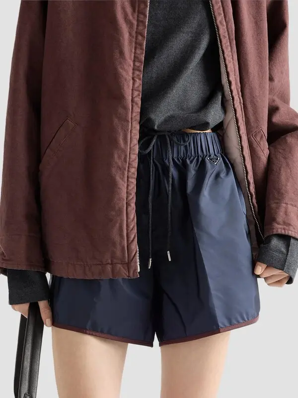 Prada Re-nylon Shorts - Blue