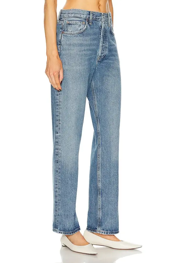 AGOLDE Fran Low Slung Easy Straight Jeans