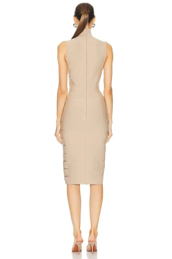 Alaïa Band Dress - Camel Clair