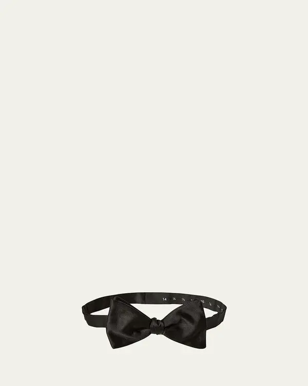 Ralph Lauren Purple Label Silk Bow Tie - Black