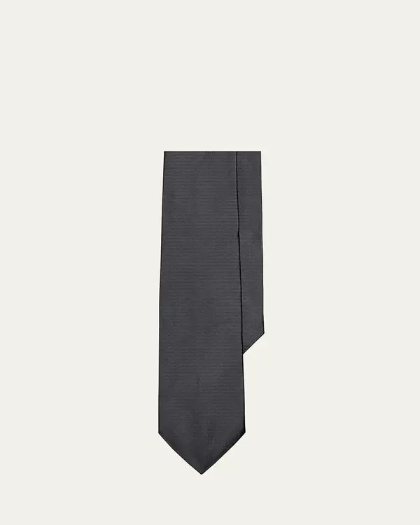 Ralph Lauren Purple Label Peau De Soie Neck Tie - Grey