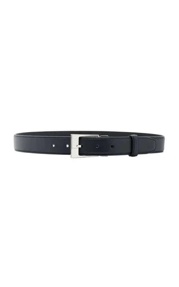 THE ROW Jewel Leather Belt - Silver