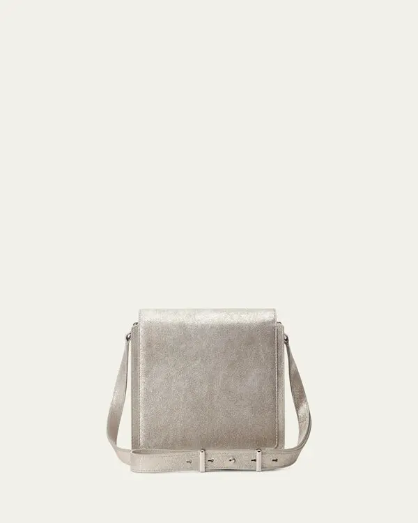 Ralph Lauren Rl 888 Metallic Leather Crossbody Bag