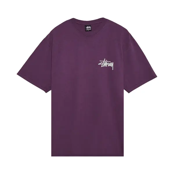 StÜssy Old Phone Pigment Dyed T-shirt - Purple