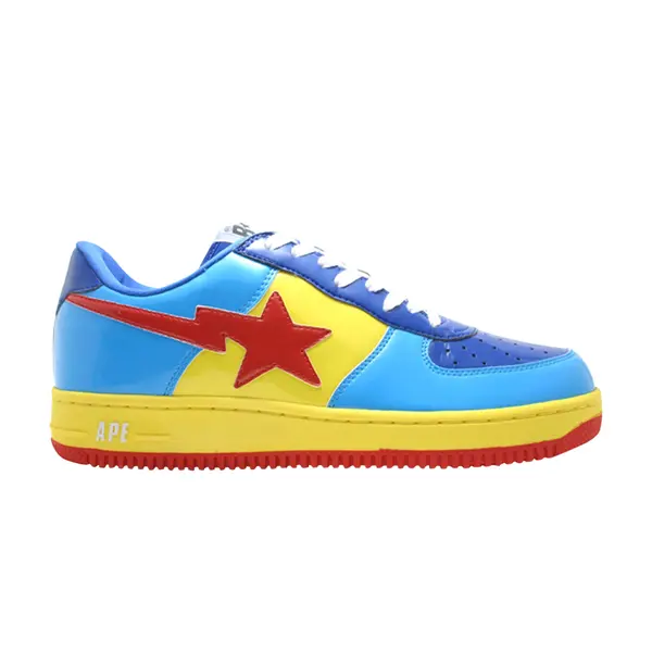 A BATHING APE Dc Comics Bapesta Fs-001 'wonder Woman' Sneakers - Blue