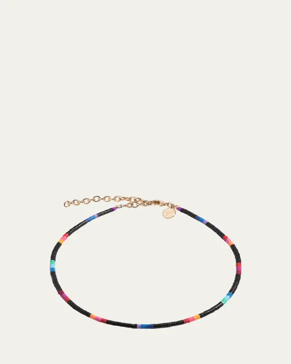 ELSIE FRIEDA Louise Heishi Bead Choker - Throwing Shade