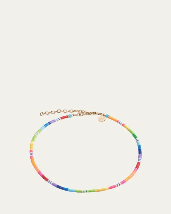 ELSIE FRIEDA Louise Heishi Bead Choker - Tutti Frutti