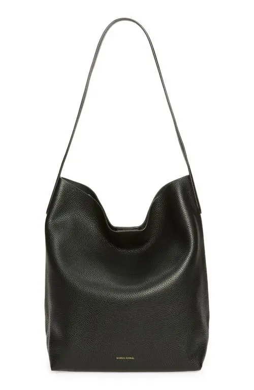 MANSUR GAVRIEL Everyday Cabas Leather Hobo Bag - Black