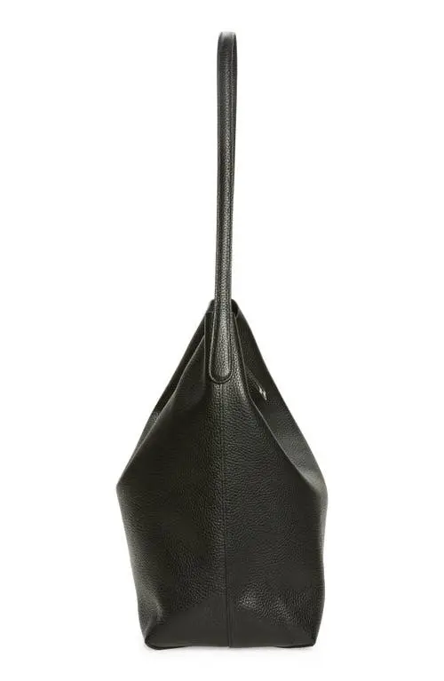 MANSUR GAVRIEL Everyday Cabas Leather Hobo Bag - Black