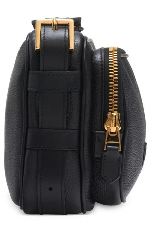 TOM FORD Grained Leather Messenger Bag