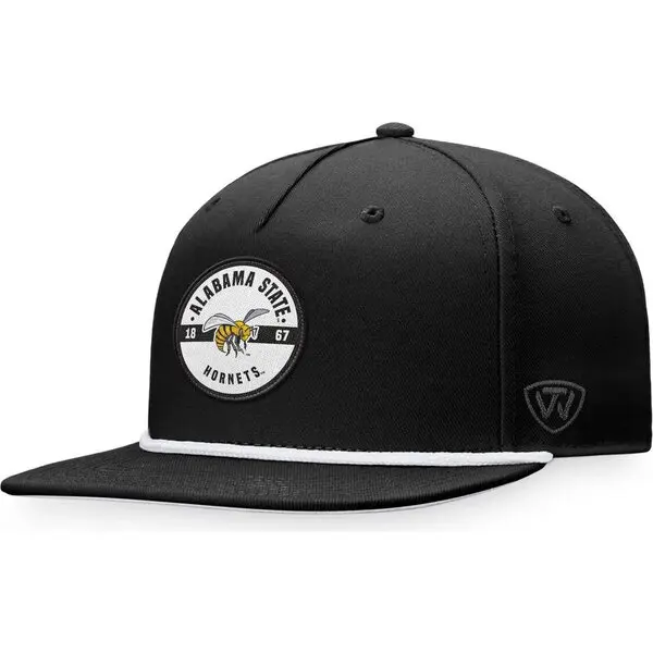 Top Of The World Alabama State Hornets Bank Hat - Black