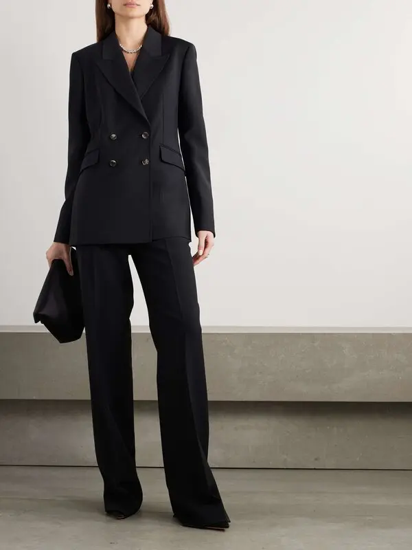 Gabriela Hearst Vesta Wool-crepe Pants