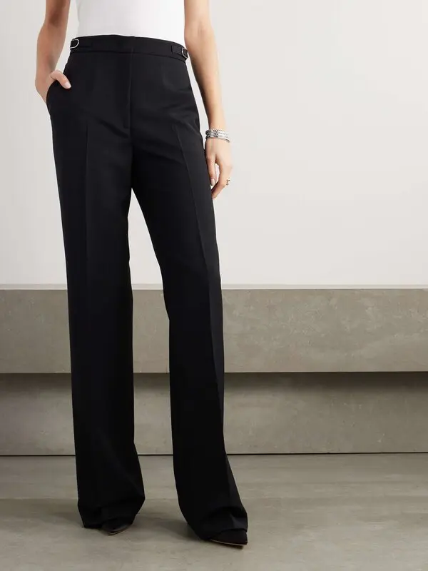 Gabriela Hearst Vesta Wool-crepe Pants