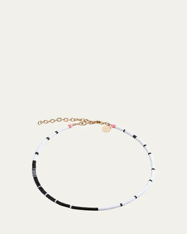 ELSIE FRIEDA Louise Heishi Bead Choker Necklace - Kiara