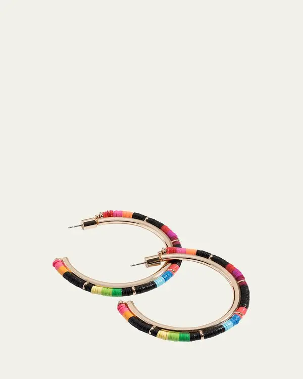 ELSIE FRIEDA Mini Anguilla Hoop Earrings - Throwing Shade
