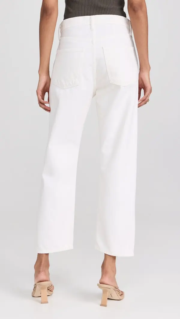 AGOLDE 90s Crop Loose Straight Jeans - Fortune Cookie