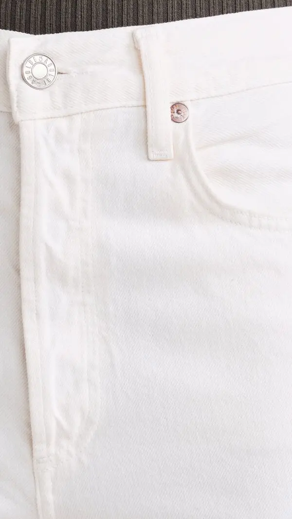 AGOLDE 90s Crop Loose Straight Jeans - Fortune Cookie