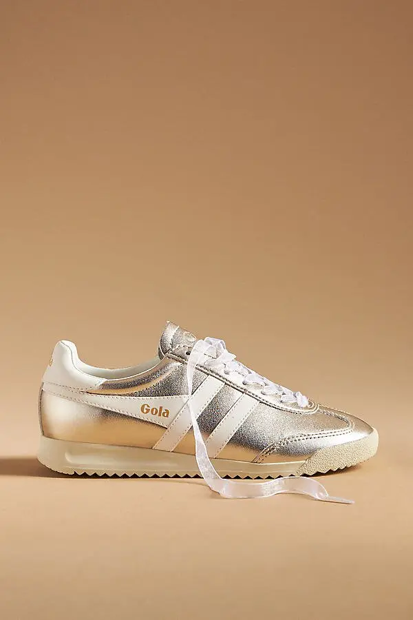 Gola Torpedo Low-profile Sneakers - Gold/off White