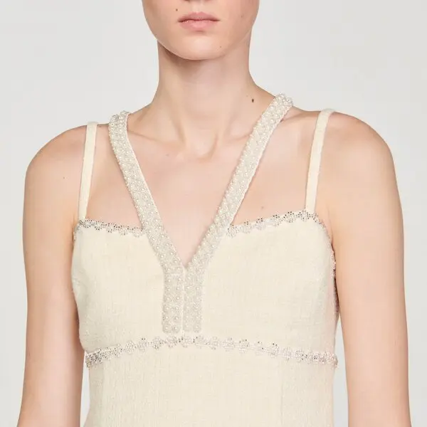 Sandro Short Beaded Dress