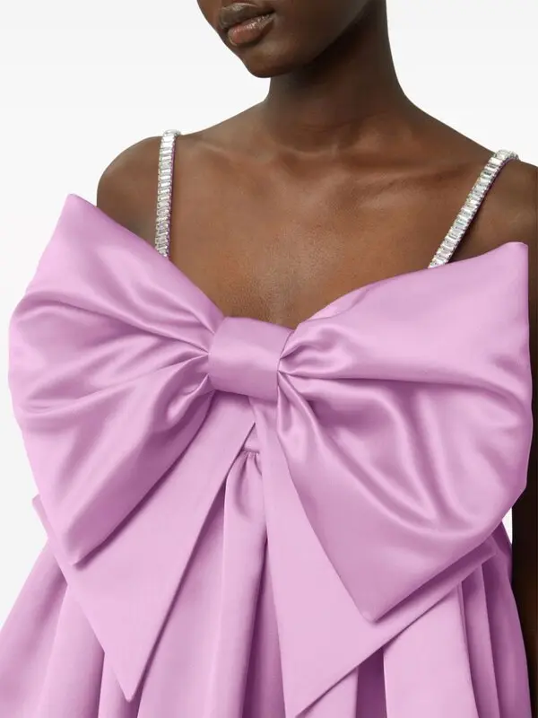Nina Ricci Bow Sleeveless Dress - Pink
