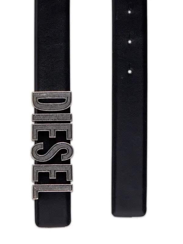 DIESEL B-rivets Leather Belt