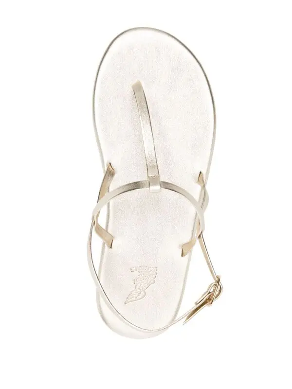 ANCIENT GREEK SANDALS Lito Leather Thong Sandals - Gold
